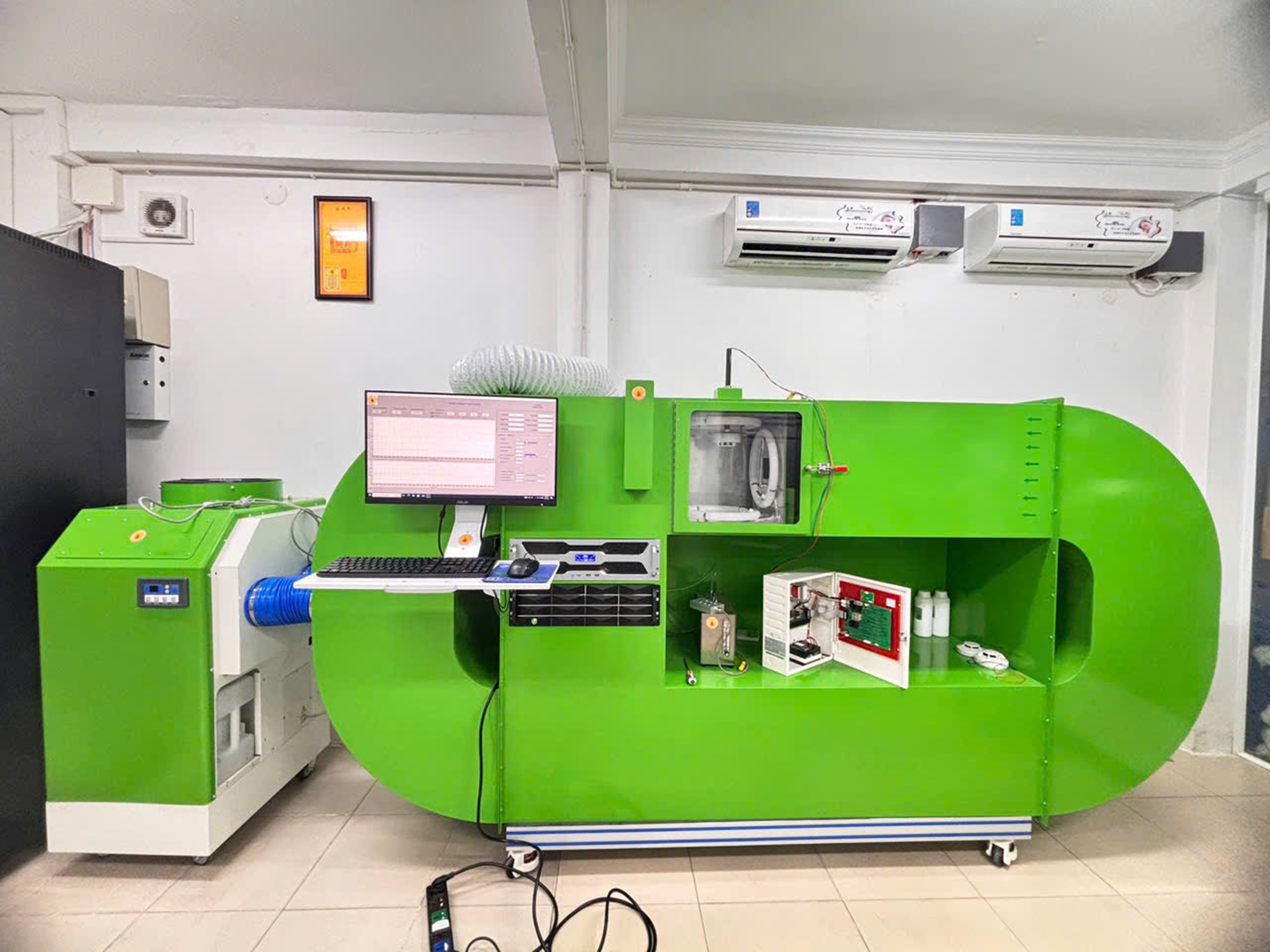 Smoke Heat Detector Test Tunnel – 智检仪器专业生产销售烟雾报警器探测器测试标准烟箱