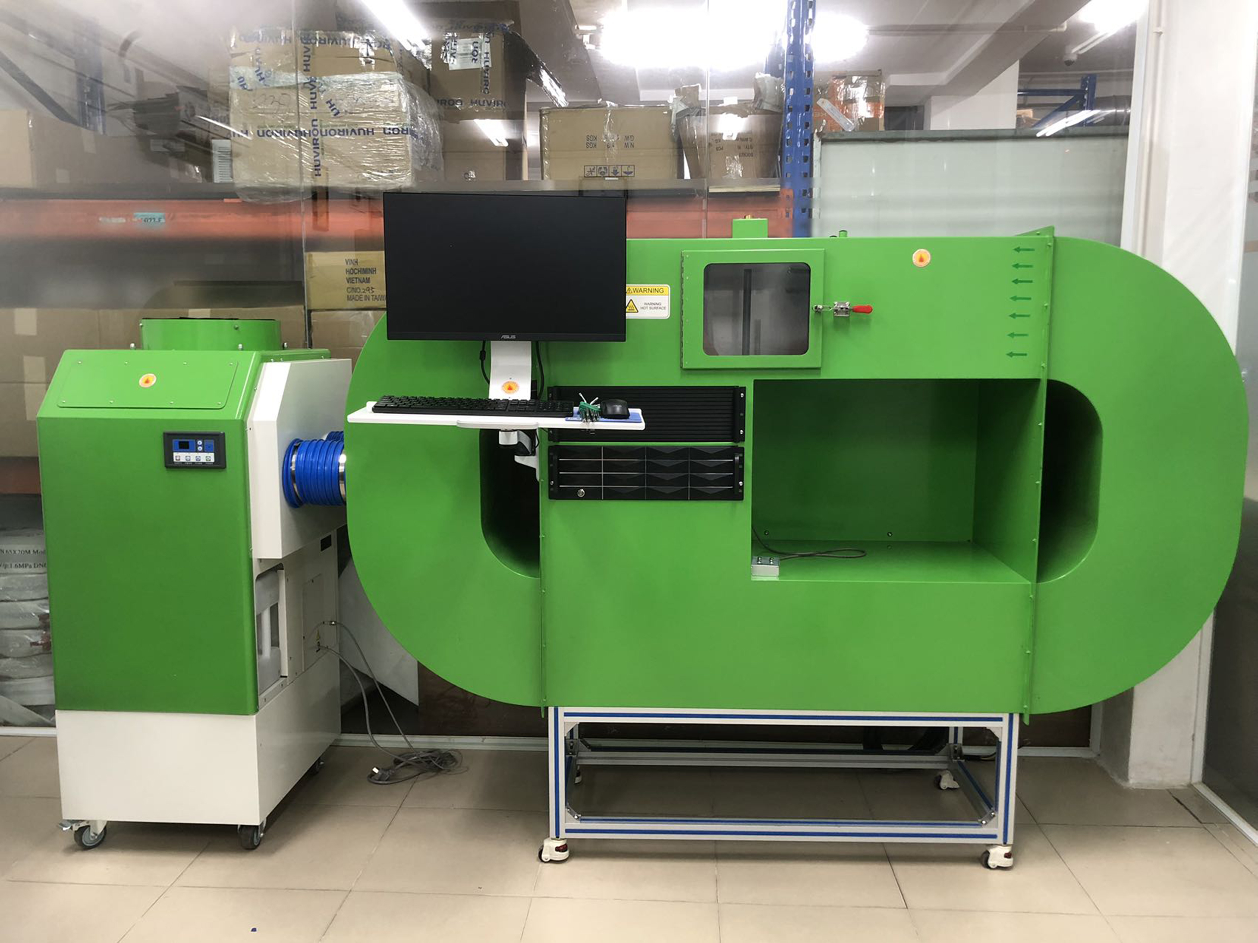 Smoke Heat Detector Test Tunnel – 智检仪器专业生产销售烟雾报警器探测器测试标准烟箱